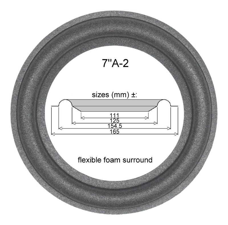 Focal 7C03, 7C04, 7N313 - 1x Foam surround for repair