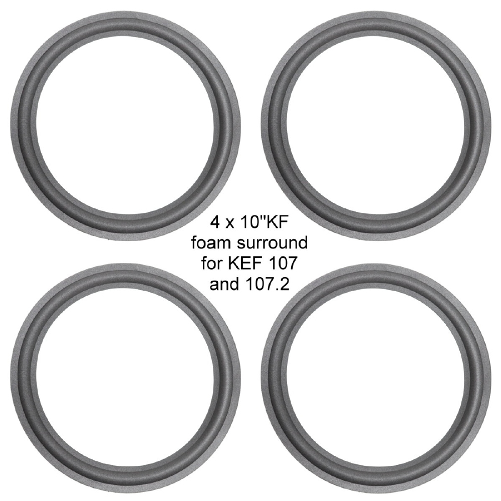 KEF 107 / 107.2 - KEF B250 - SP1215 - 4x foam surrounds