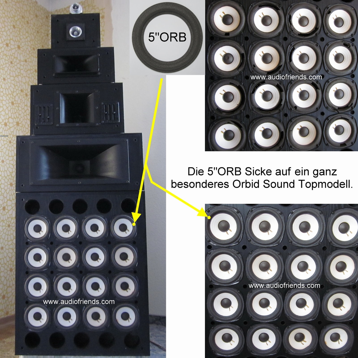 Orbid Sound Super Galaxis mk1 - 32x surrounds for repair.