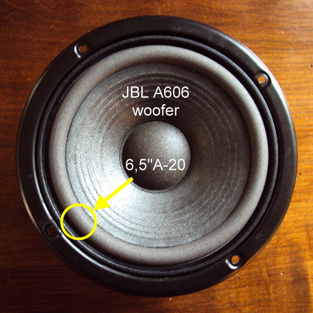 JBL A606 / A-606 woofer - Foam surround for repair