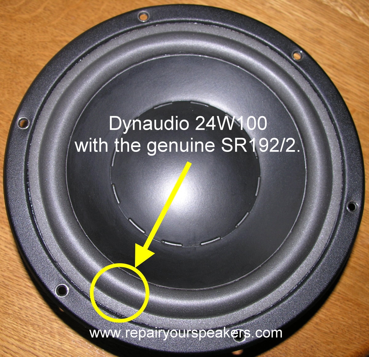 Dynaudio 24W75/100 - 1x ORIGINALSICKE SR192/2 für Reparatur.
